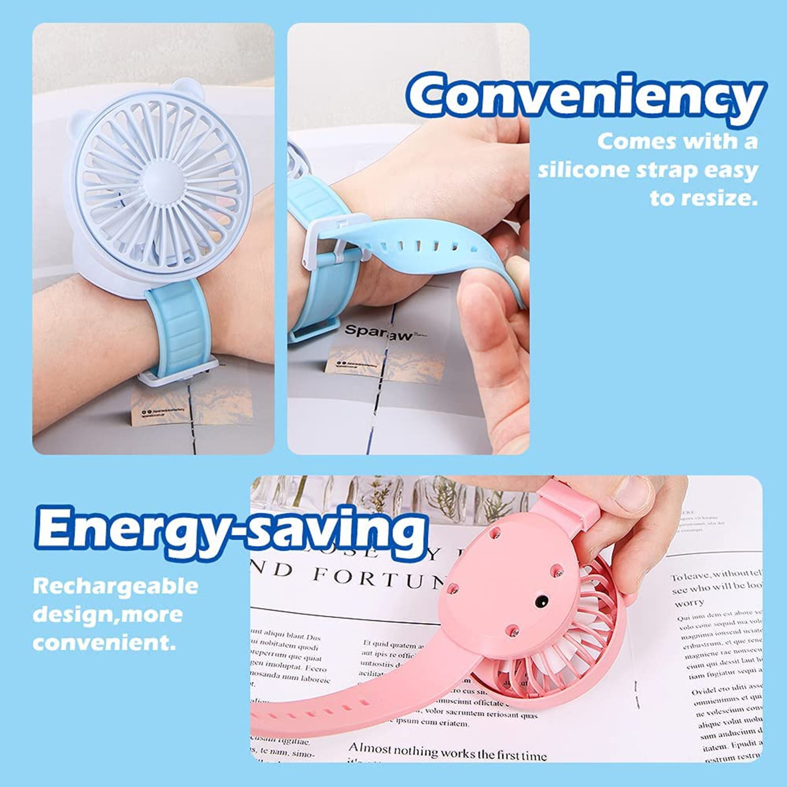 Fan Desktop Quiet Clip Small Clamp Fan Quiet Cool Fans for Bedroom Mini ...