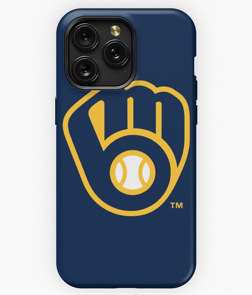 Fan Favorite Milwaukee Brewers Logo Baseball A10972 Phone Case for ...