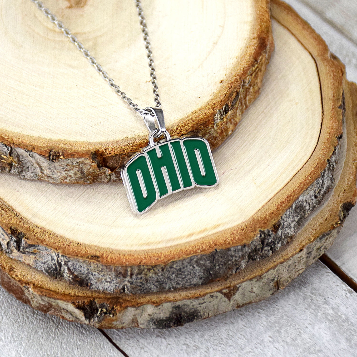 Fan Frenzy Gifts Ohio Bobcats Officially Licensed Dainty Fan Necklace ...