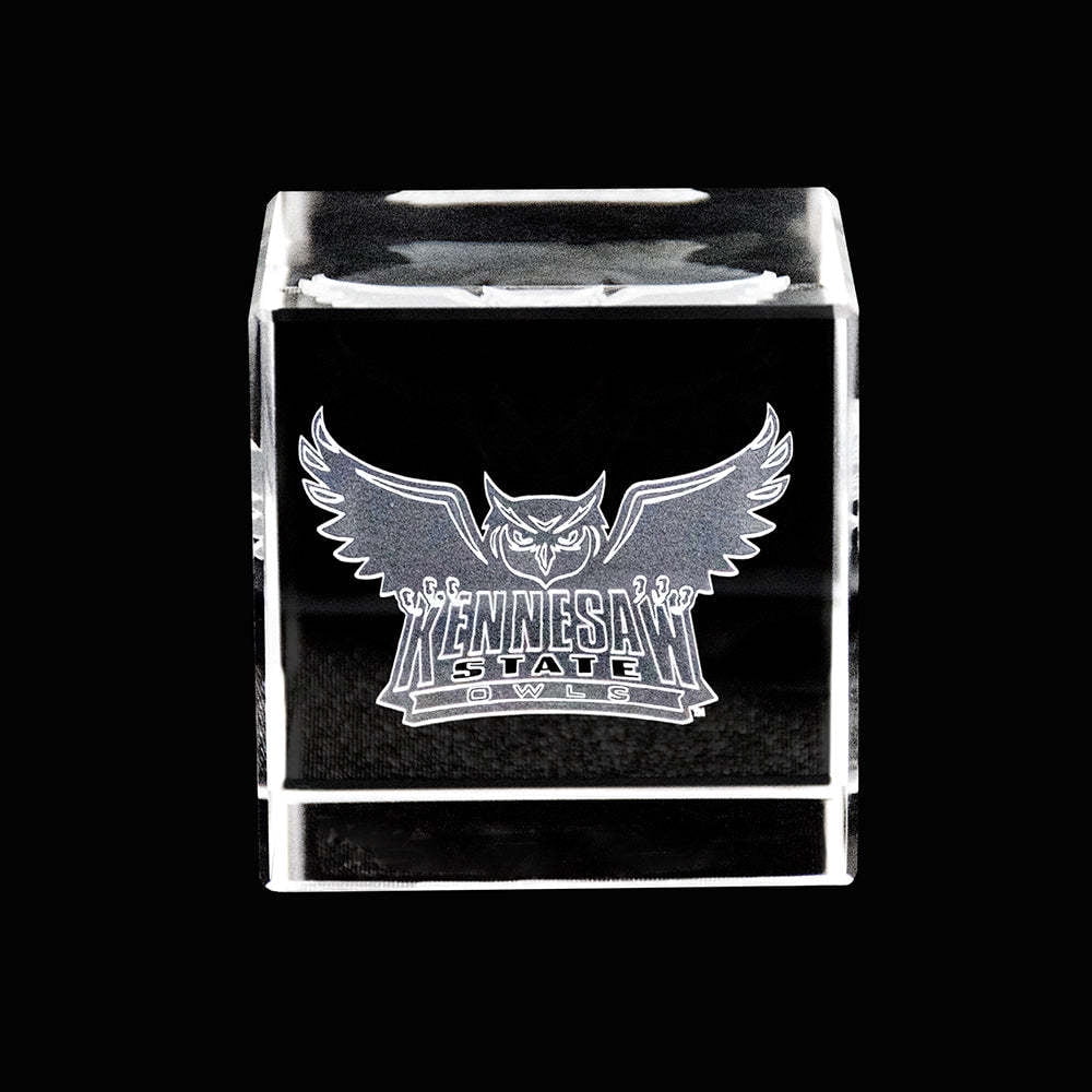 Fan Frenzy Gifts Optical Crystal Cube Officially Licensed Glass Cube ...