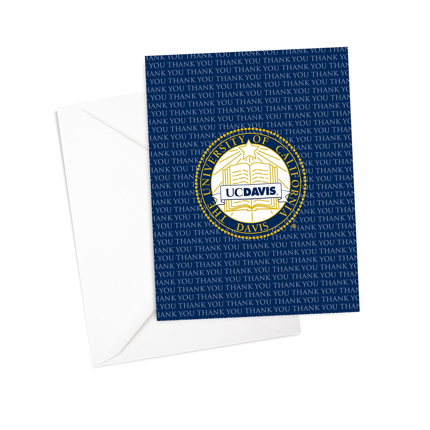 Fan Frenzy Gifts UC Davis Aggies Officially Licensed Blue Script Thank ...