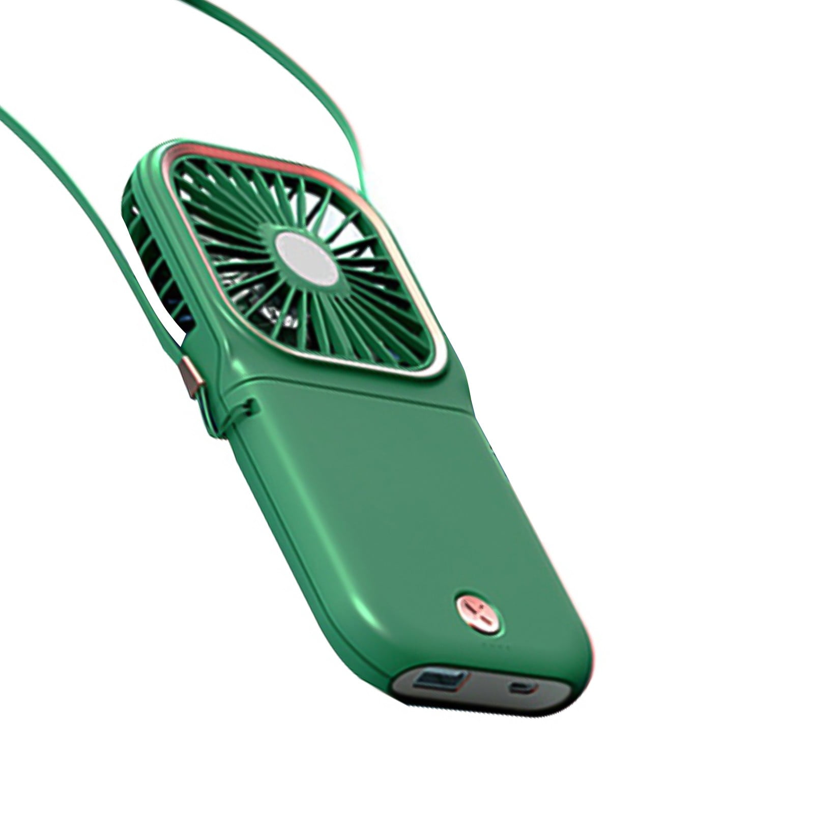 Fan Hand Held Portable Folding USB Rechargeable with Power Bank Desk ...