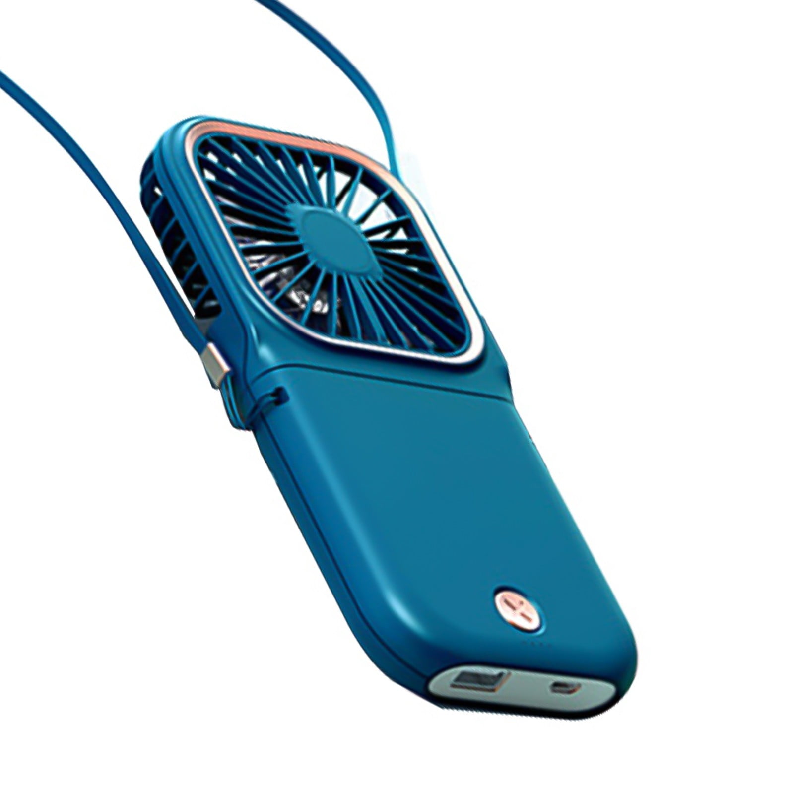 Fan Hand Held Portable Folding USB Rechargeable with Power Bank Desk ...