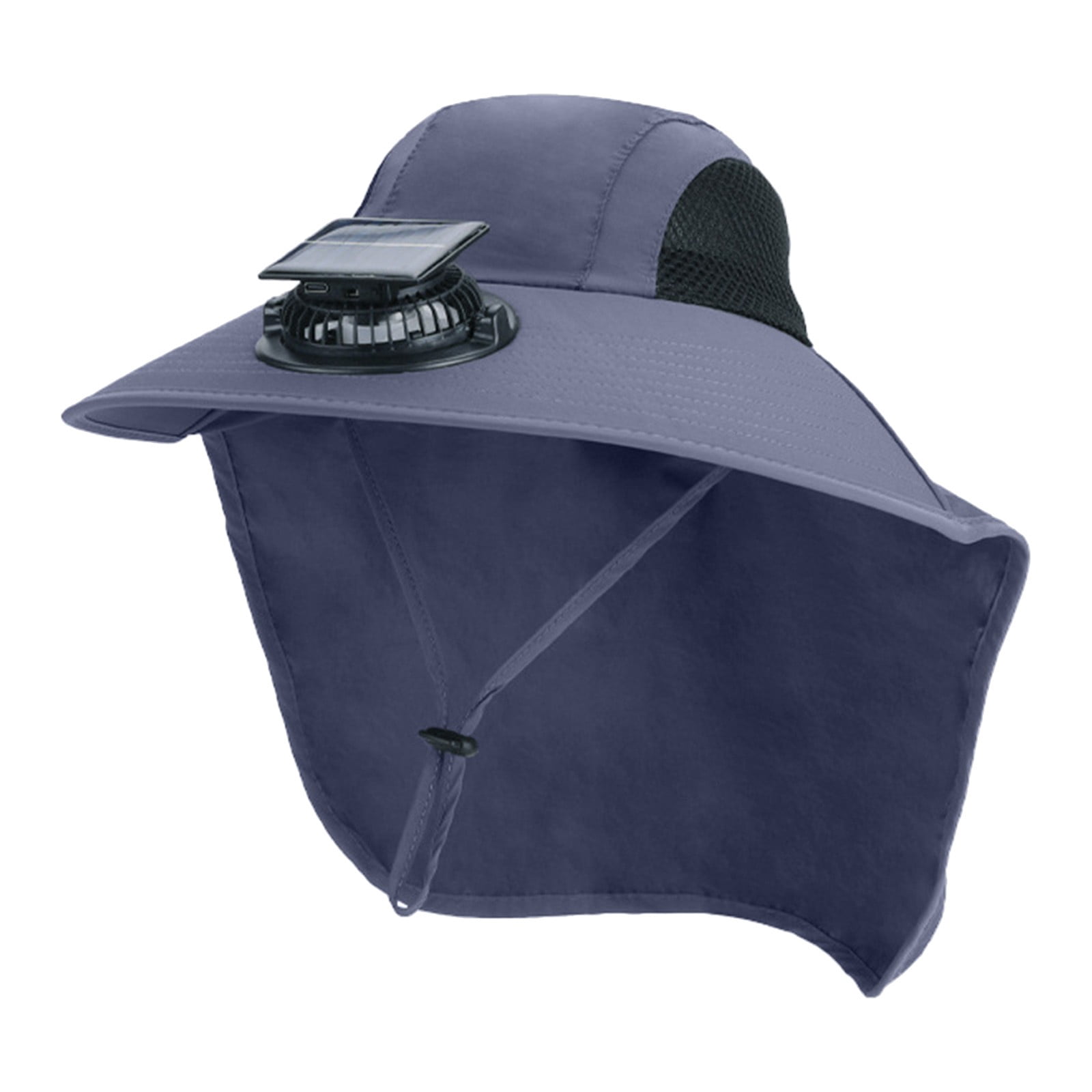 Fan Hat, Hat With Fans Solar Power, Solar Fan Hat For Men Women, Solar ...