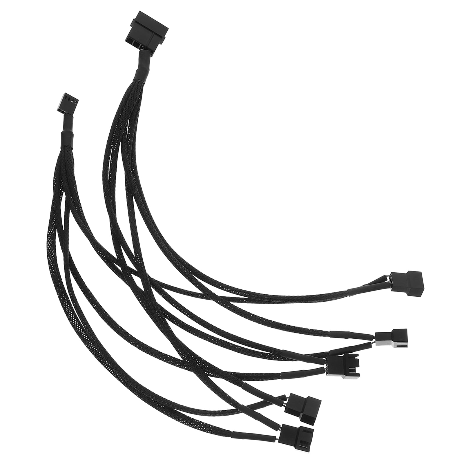 Fan Hub Power Convenient Splitter Cable Extension Cord Temperature ...