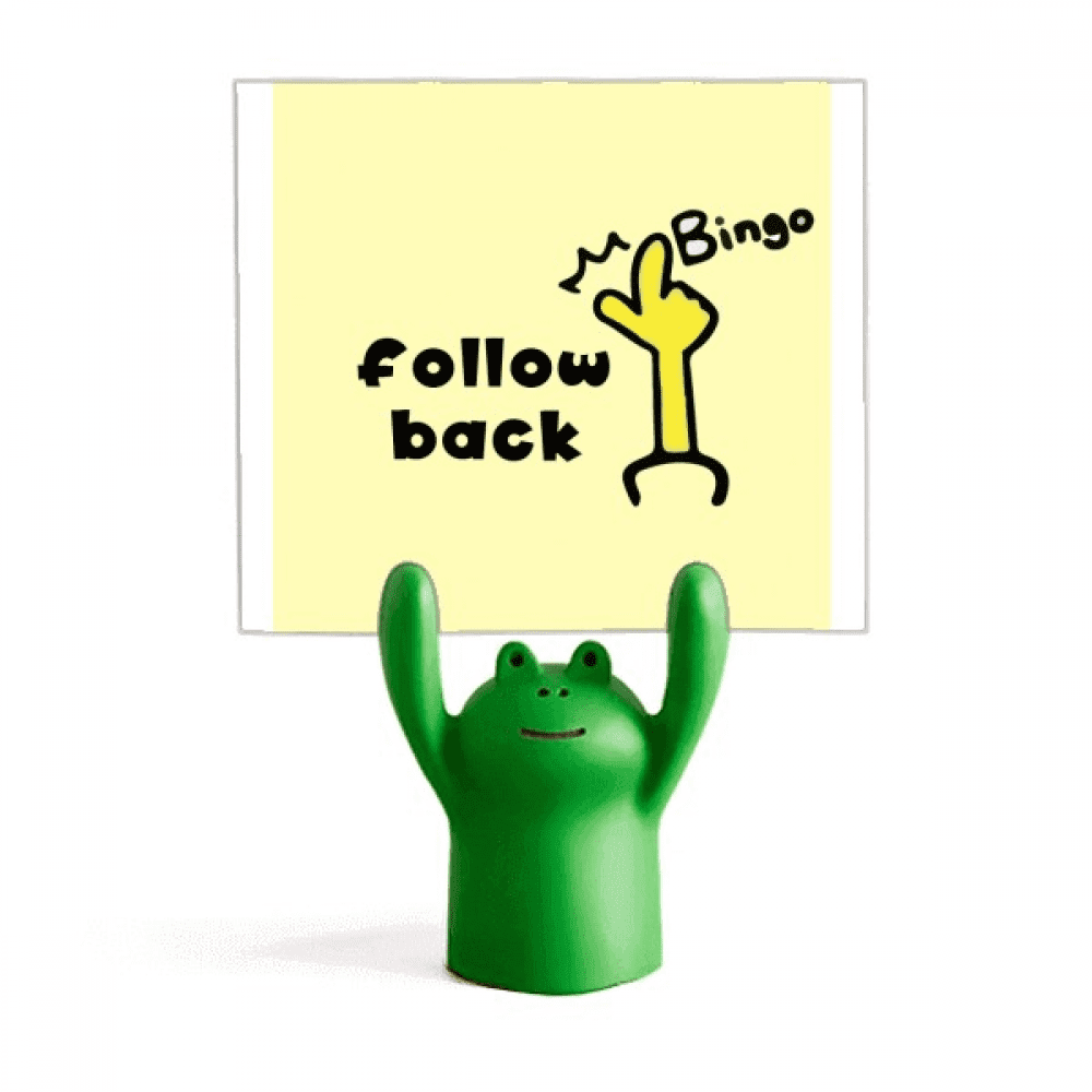Fan Interest Anchor Praise Commend Memo Holder Cartoon Animal Frog ...