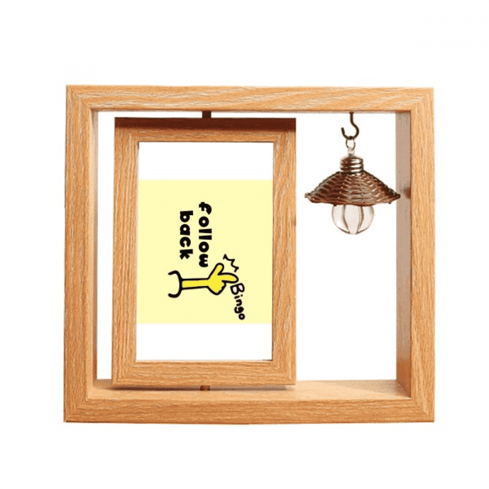 Fan Interest Anchor Praise Commend Wooden Rotating Picture Photo Frame ...