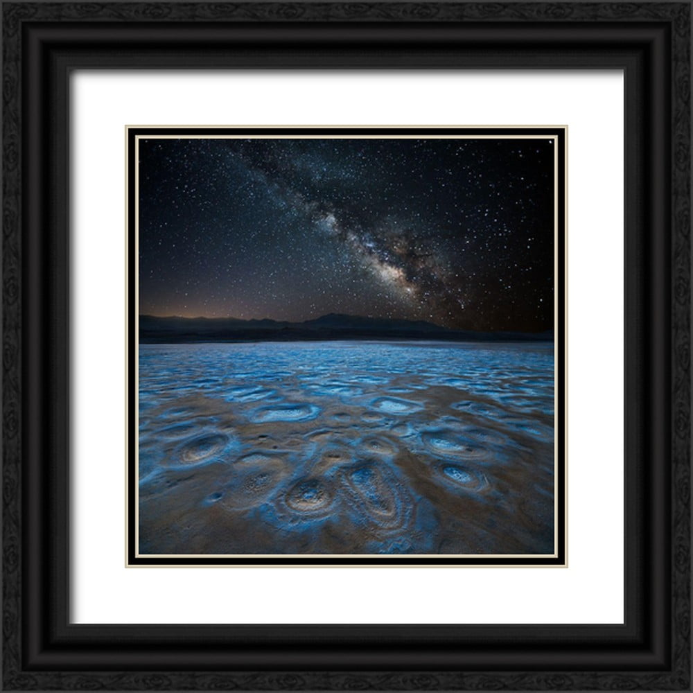 Fan, John 20x20 Black Ornate Wood Framed with Double Matting Museum Art ...