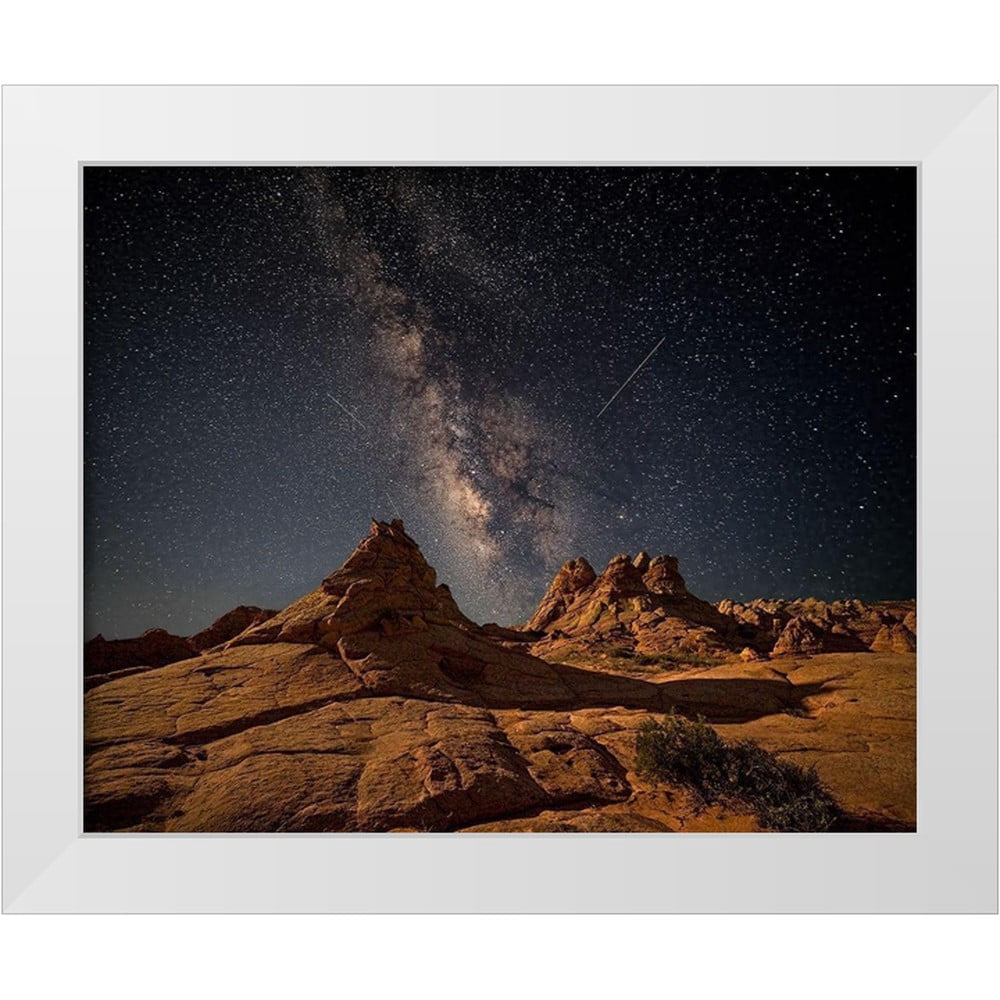 Fan, John 24x20 White Modern Wood Framed Museum Art Print Titled ...