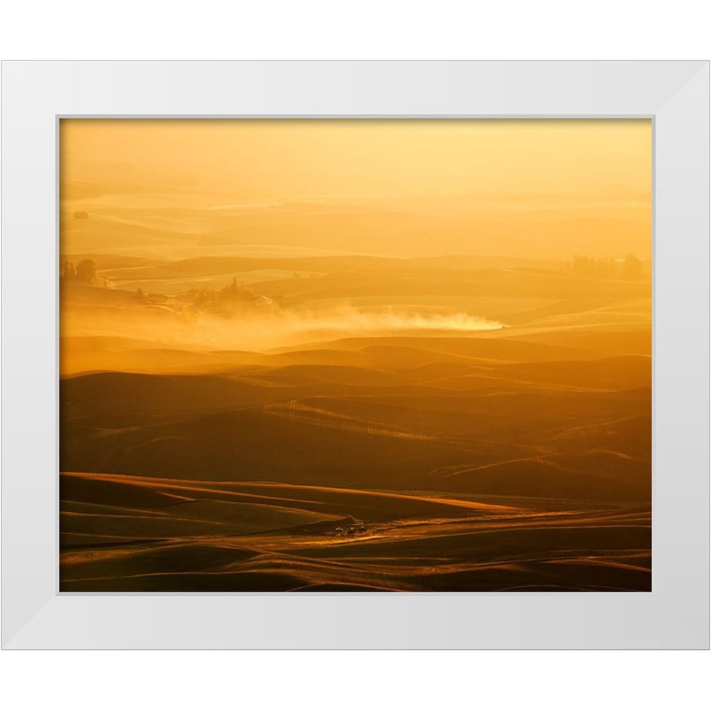 Fan, John 32x26 White Modern Wood Framed Museum Art Print Titled ...