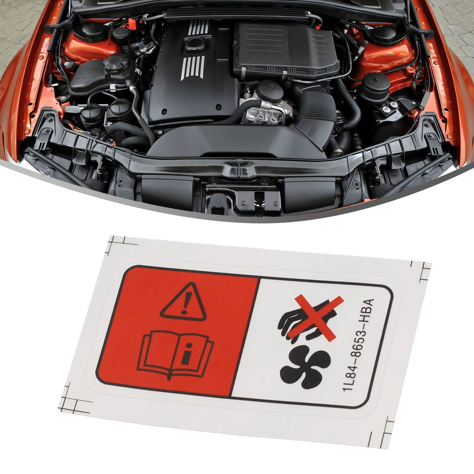 Fan Label for Mazda 2 3 5 for Cx-7 for Cx-9 2004-2015 Yf47-15-031 ...