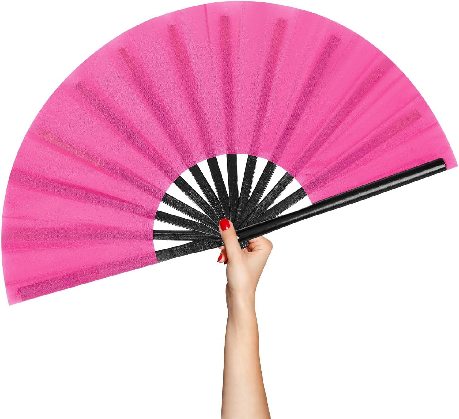 Fan Large Folding Fan-Hand Fan Clacking Fans for Line Dancing, Popping ...