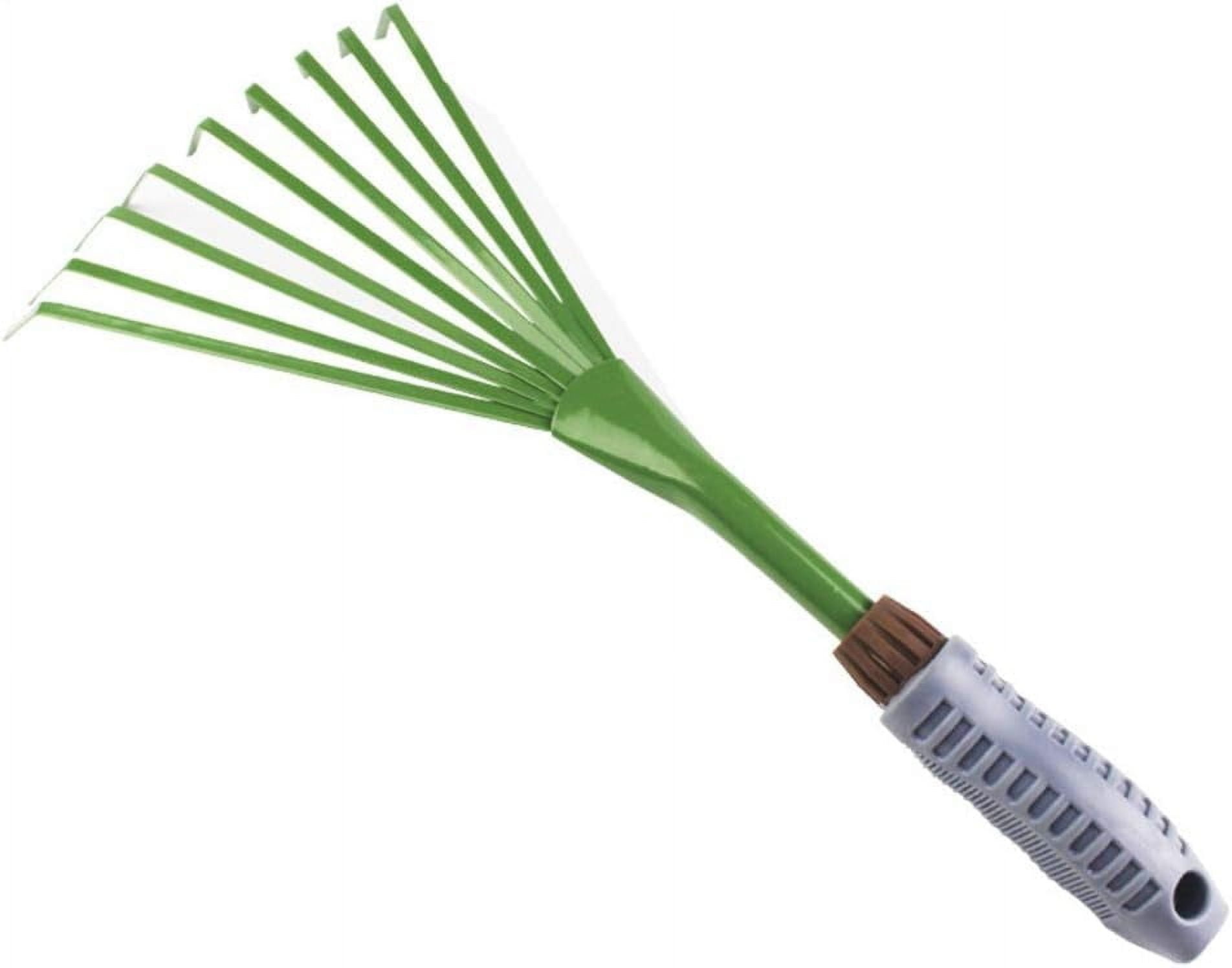 Fan Lawn Leaf Hand Rake, High Quality Iron Garden Tool 9-Tines Design ...