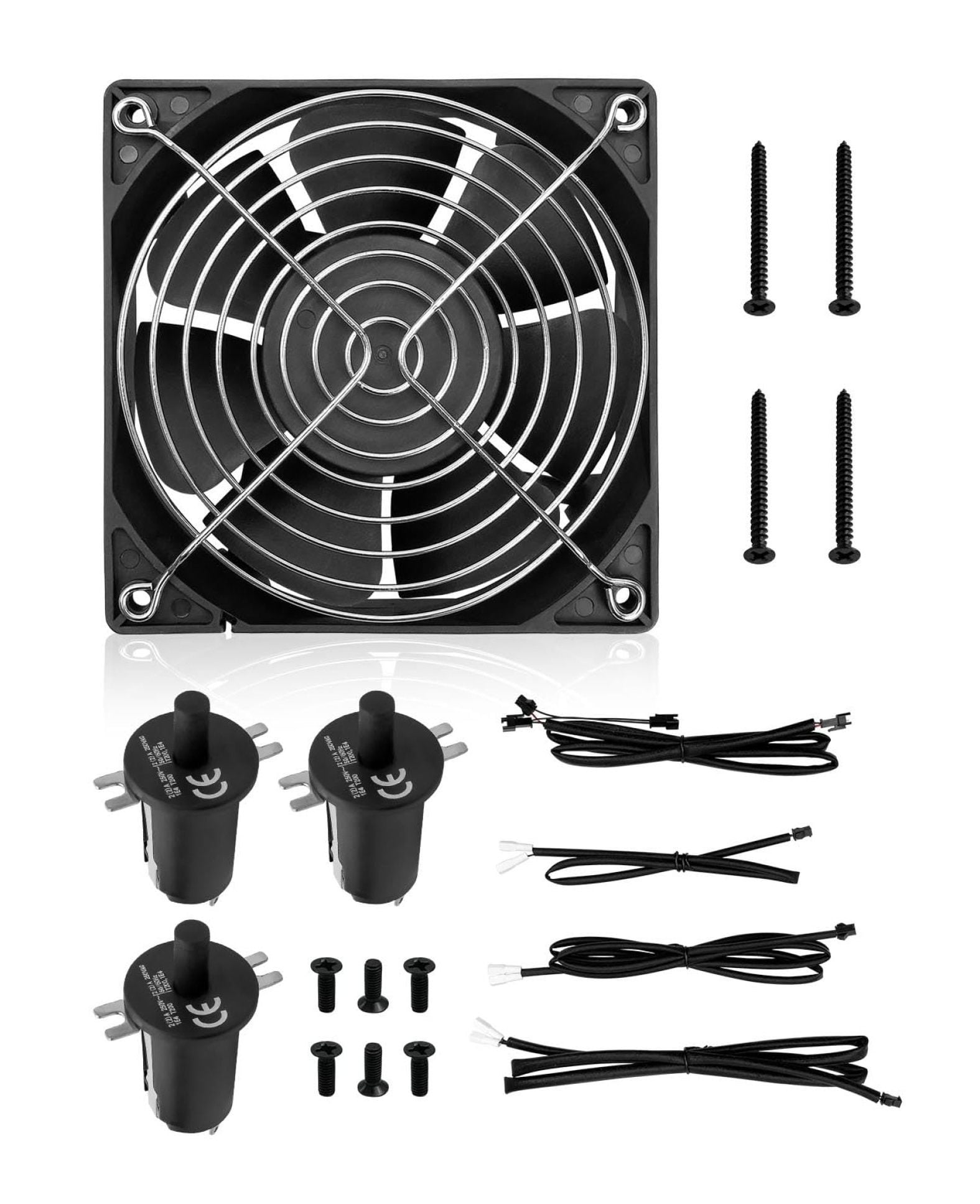 Fan and Lid/Door Replacement Kit Compatible with Masterbuilt Gravity ...