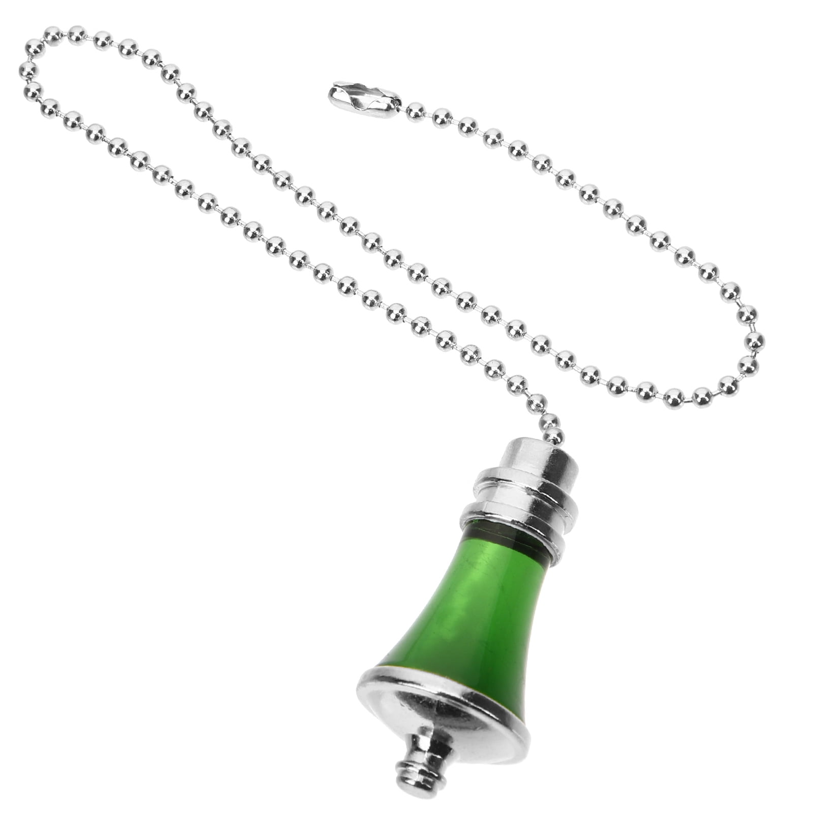 Green Glass and Metal Ceiling Fan Pull Chain Extender for Home Use ...