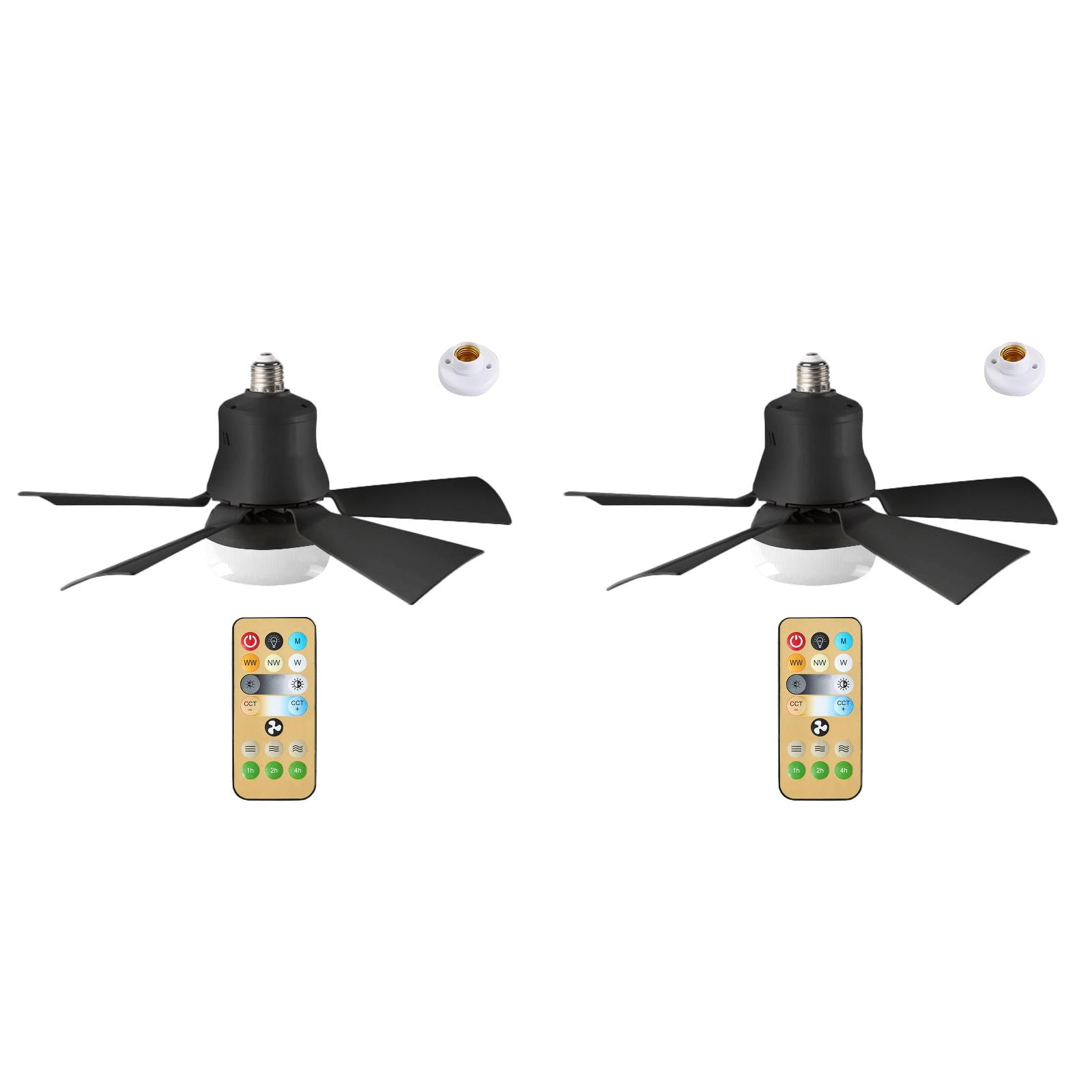 Fan Light With Mobile Fan Small Fans Mini Fan for Desk Nightstand Fan ...