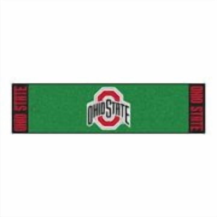 Fan Mats Ohio State University Buckeyes Team Emblem Putting Green Mat ...