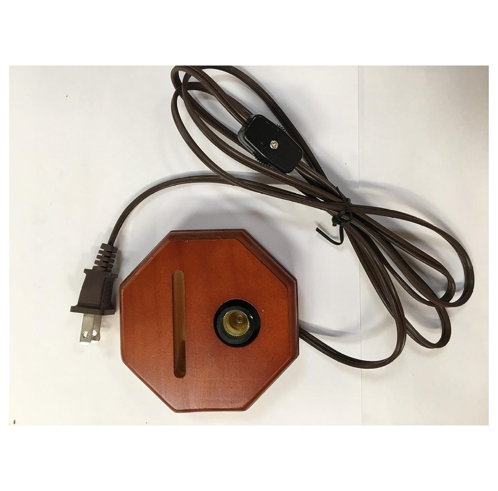 Fan Octagon Lamp Base w/Cord and Socket Set - Walmart.com