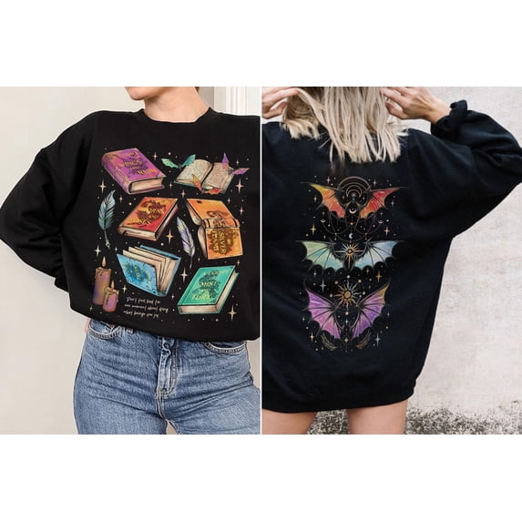 Fan Of Acotar Series Two Sided Sweatshirt, The Bat Boys Shirt, Velaris ...