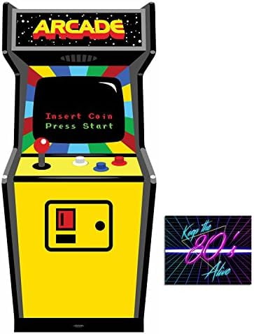 Fan Pack - 1980s Colour Video Arcade Game Cardboard Cutout/Standee ...