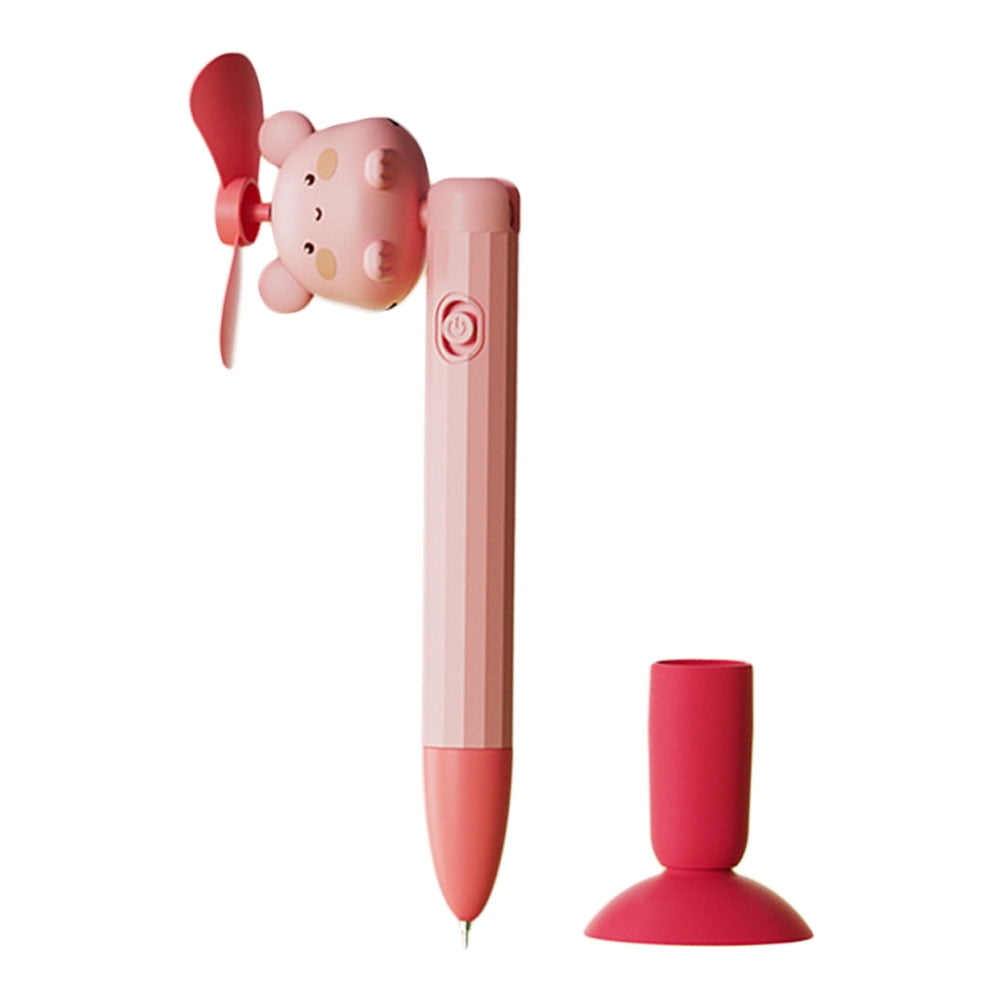 Fan Pen Ballpoint Pens Smooth Writing Pen Mini Fan Practical Pen ...