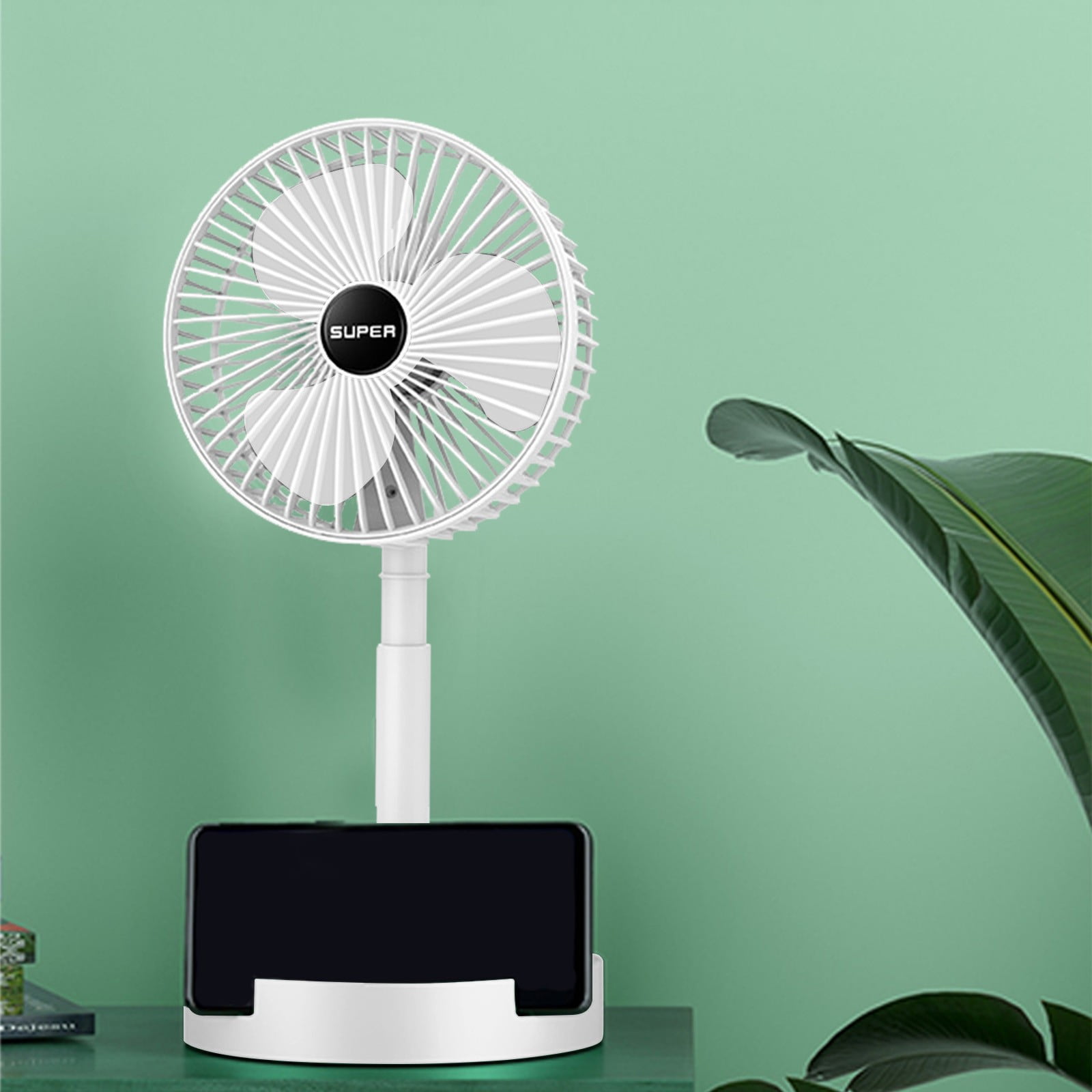 Fan,Portable Mini Fan,3-Speed Control,Compact Table Fan,Strong Airflow ...