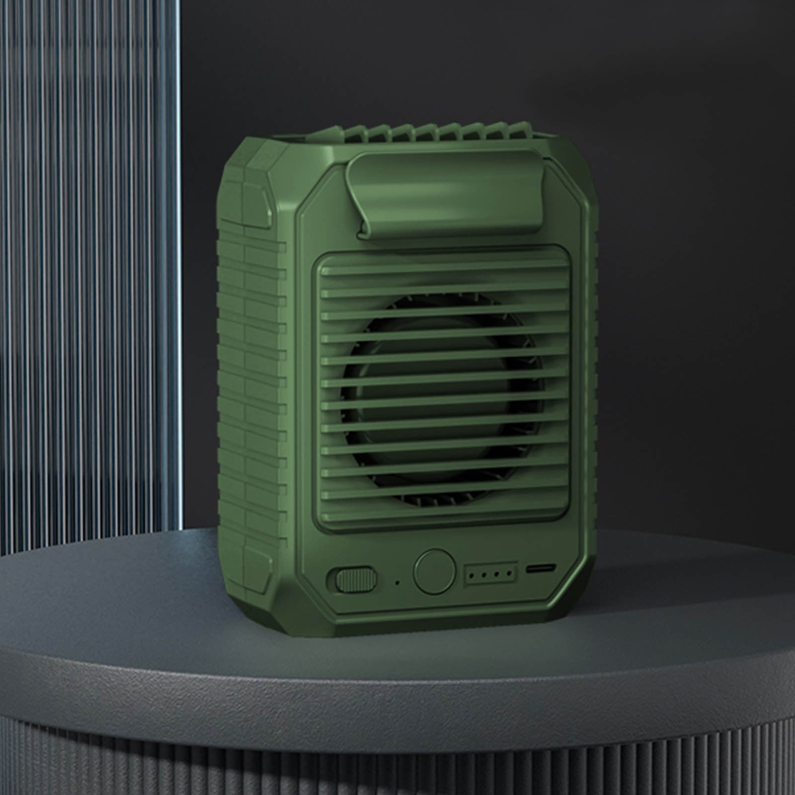 Fan Portable Waist Clip Fan 8000mAh Battery Operated Necklace Fan 15 ...