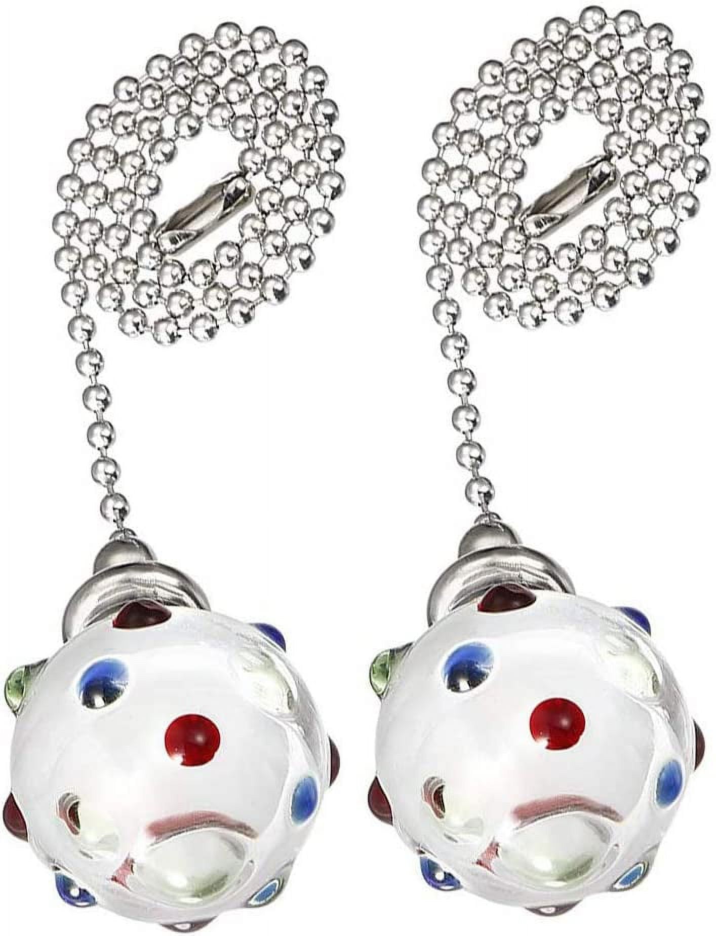 Fan Pulls Decorative Ceiling Light Pull Chains Ornament 12 inches ...