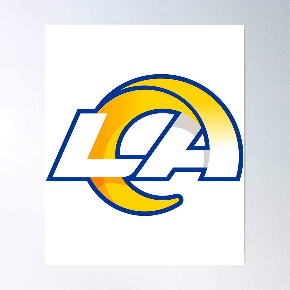 Fan Rams-Los Angeles Merch Poster Wall Art, Modern Wall Decor For ...