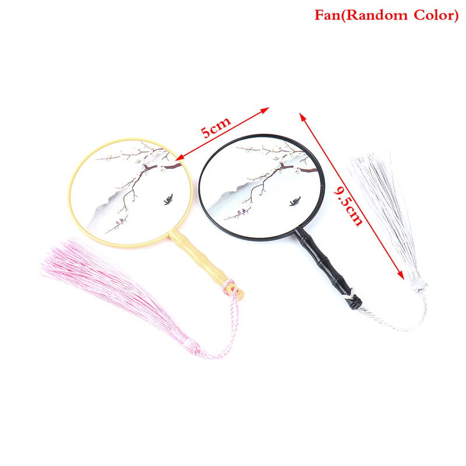 (Fan(Random Color)) Dollhouse Miniature Folding Screen Flute Lute ...