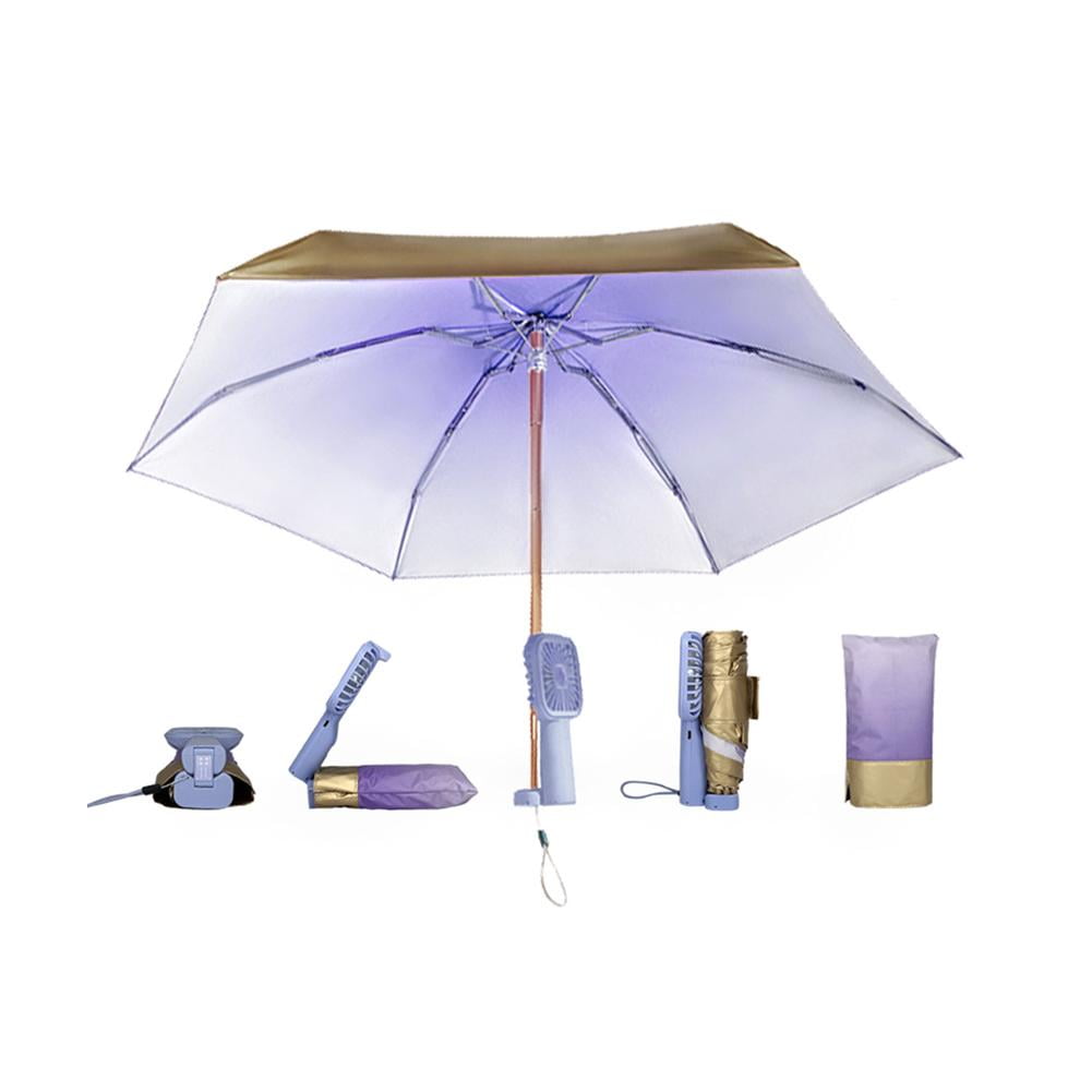 Fan Shade Sun Umbrella Ultralight Mini Fan Umbrella A7I7 - Walmart.com