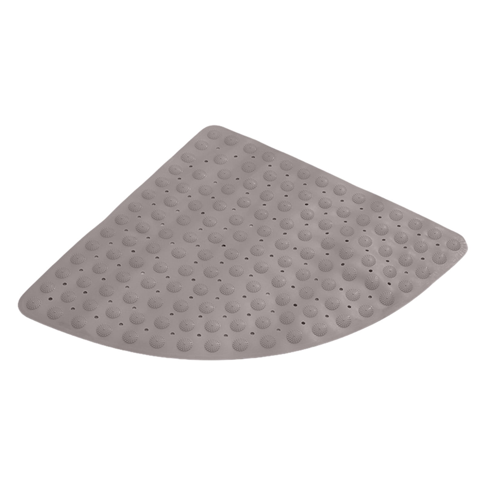 Fan Shaped Bath Mat Non Slip Shower Floor Pad Waterproof Plastic With ...