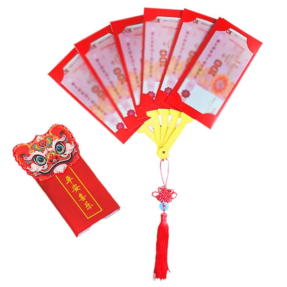 Fan-Shaped Red Envelopes, 6 or 10 Pack, 10.5 x 20 in, Perfect for ...