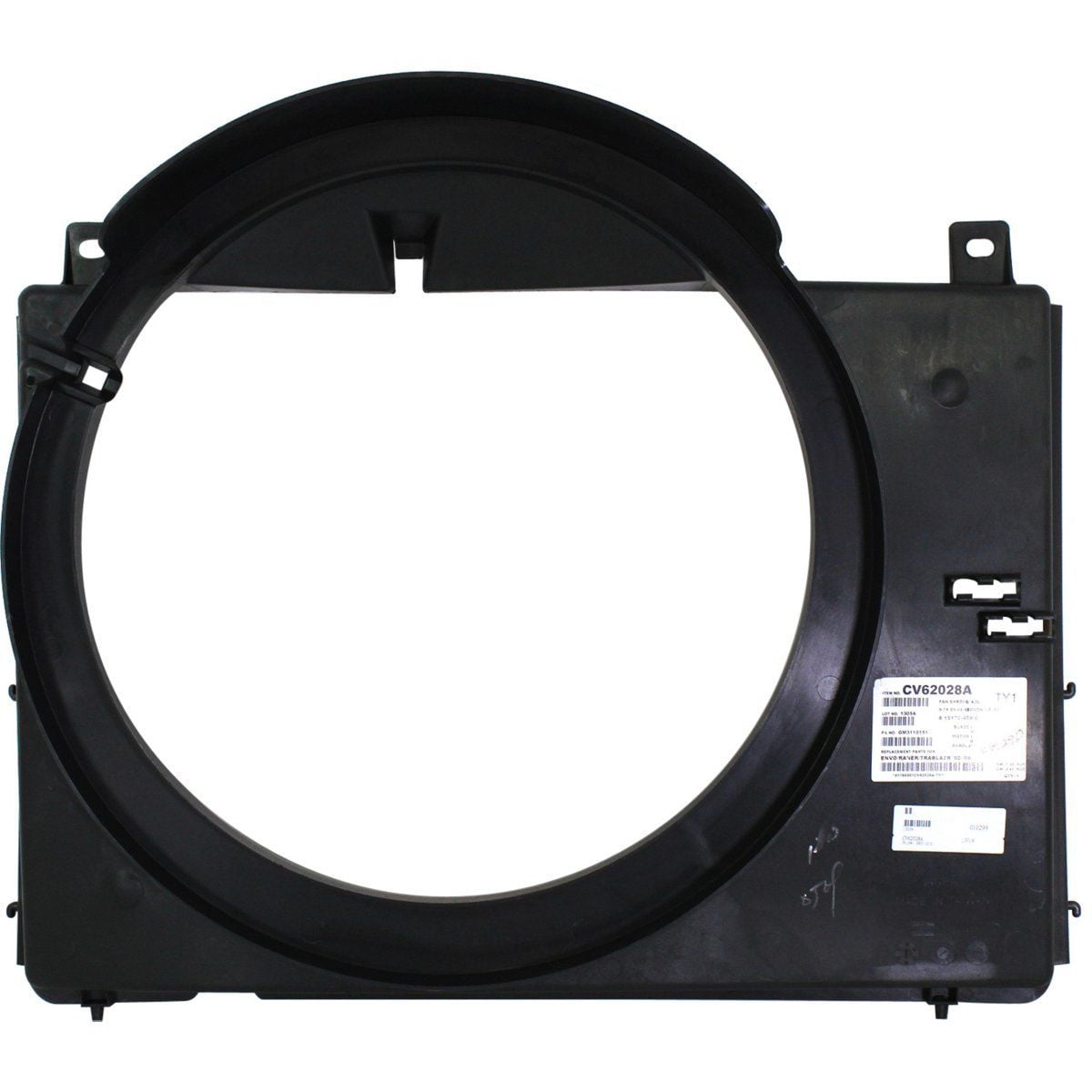 Fan Shroud For 2002-2009 Chevrolet Trailblazer Single fan design ...