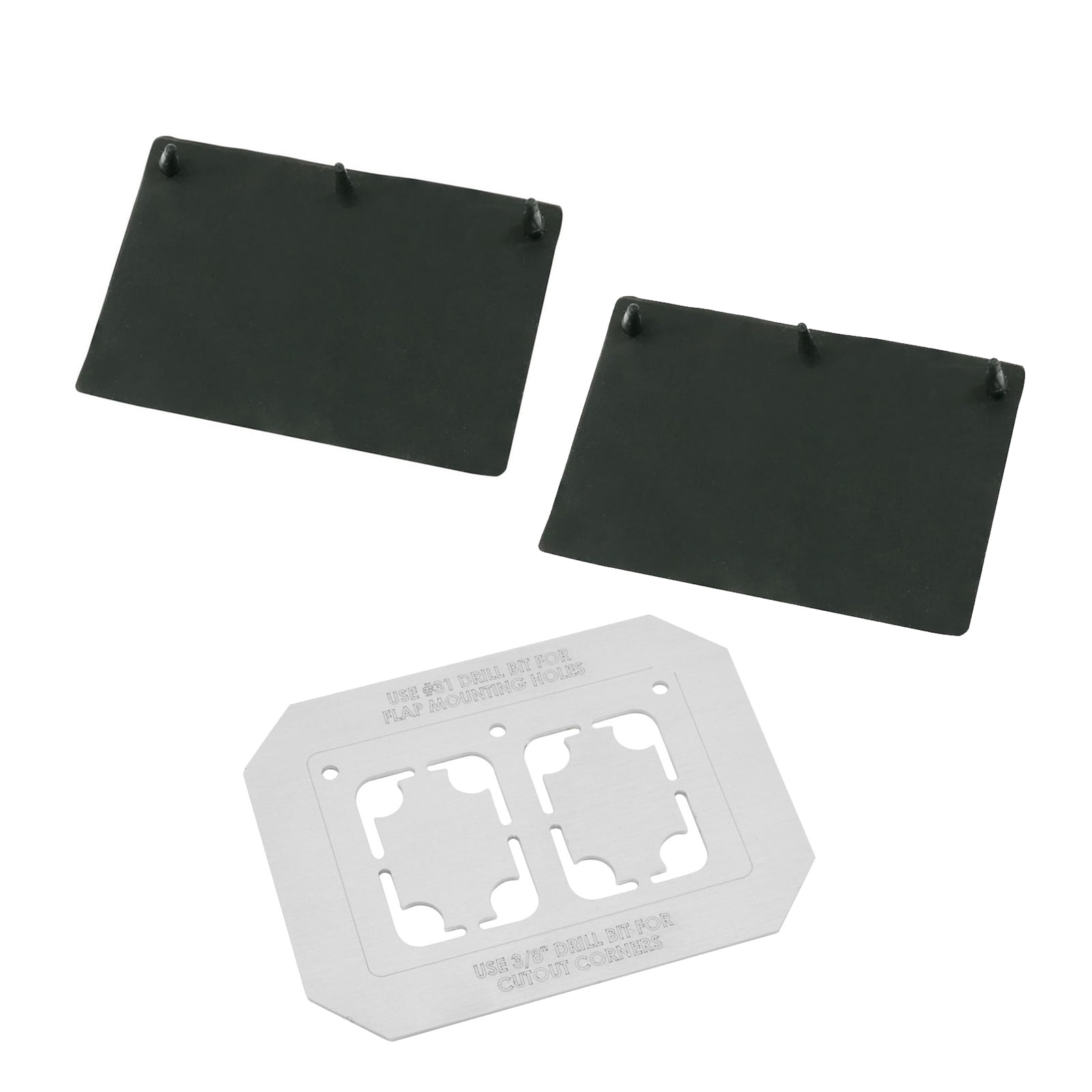 Fan Shroud Rubber Vent Flap and Template Kit – 4 Flaps - Walmart.com