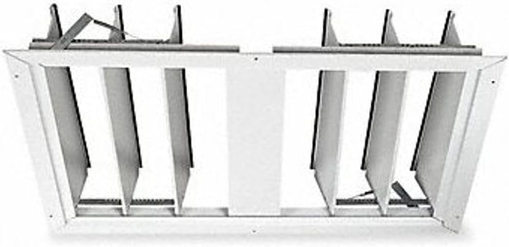 Fan Shutter 36 in White Painted Aluminum - Walmart.com