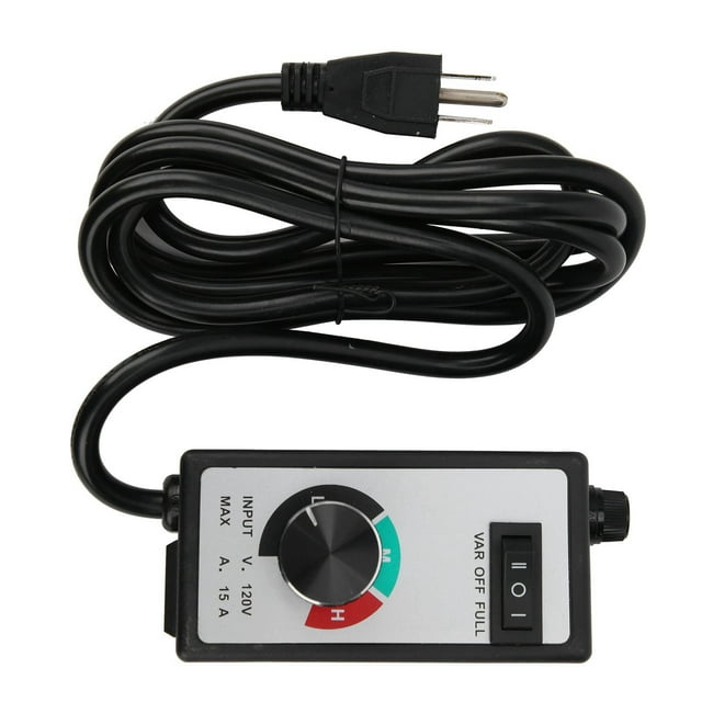 Fan Speed Controller Variable Adjuster Electronic 1500W 15A 2 Meter ...