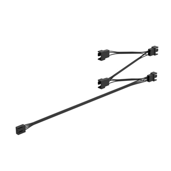 Fan Splitter Cable With 4Pin Control, Durability 4Pin PC Fan Splitter ...