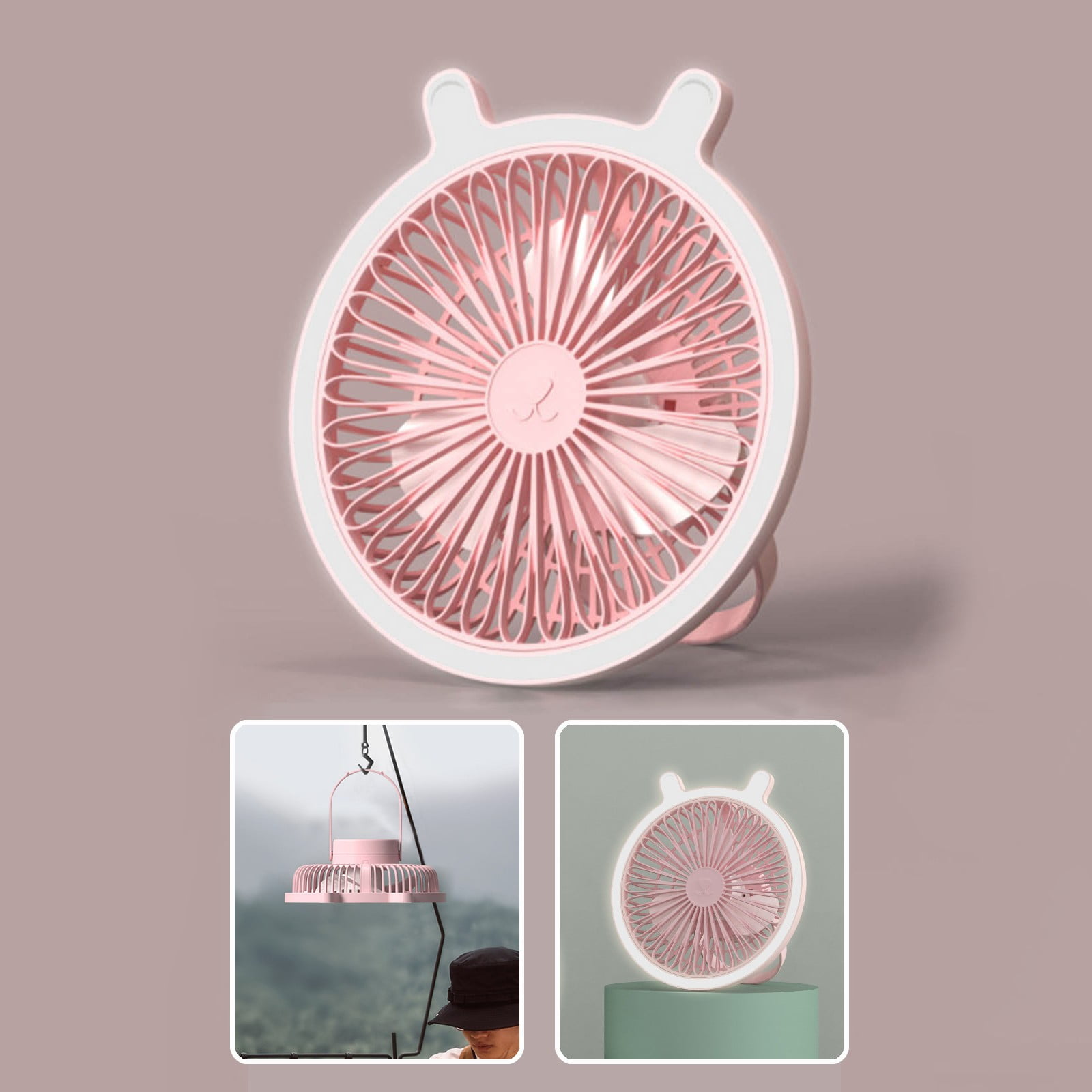Fan , Table Lamp Fan Usb without Light Rechargeable Clip Fan Dreo Fan ...