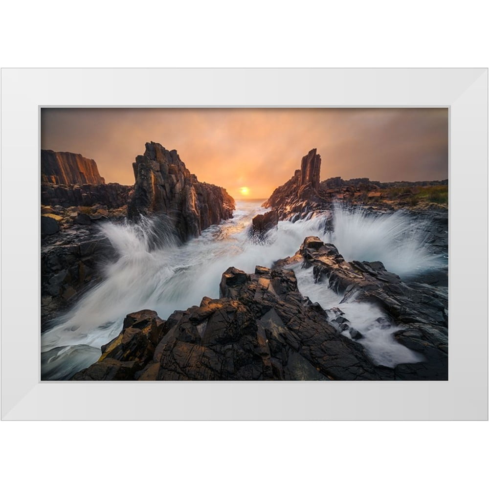 Fan, Tim 32x23 White Modern Wood Framed Museum Art Print Titled - Let ...