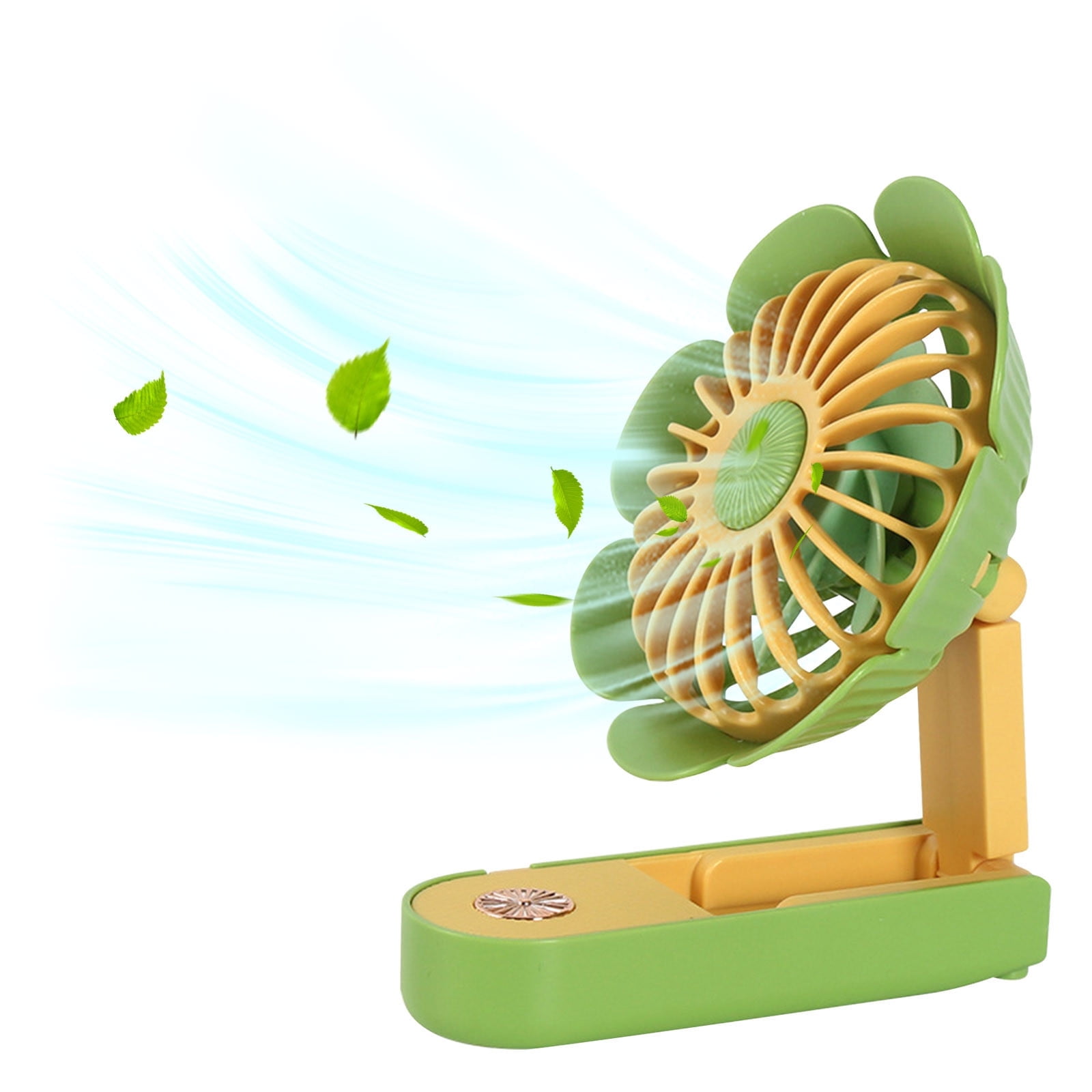 Fan USB Charging Handheld Folding Sunflower Fan Sunflower Folding Fan ...