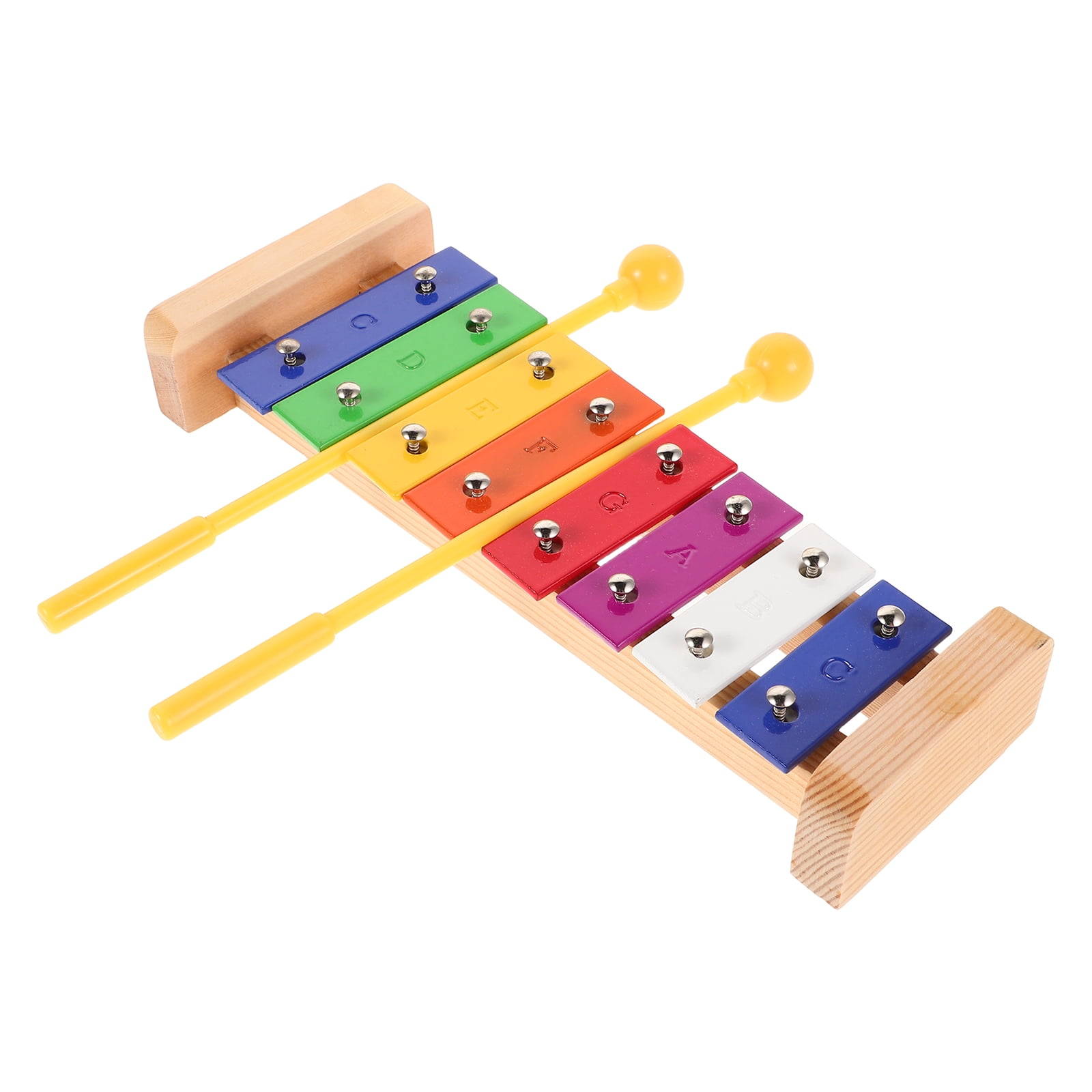GOOHOCHY Multi Color Wooden Xylophone with Eight Notes for Kids Music ...