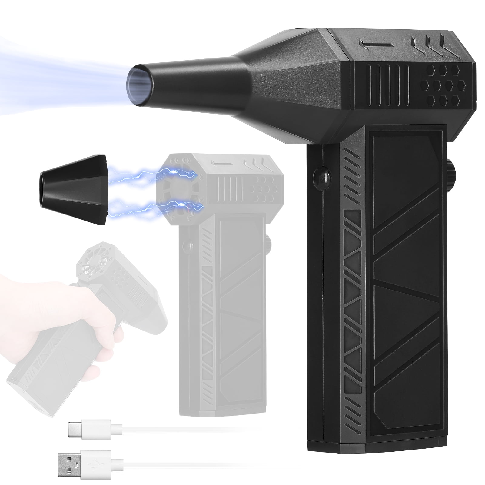 Fan,Wind Speed 52m/s Turbofan Duct Speed 52m/s Motor Handheld X6 Fan ...