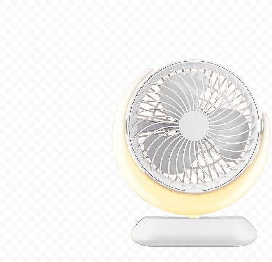 Fan for Bedroom Desktop Rotary Fan Fashionable Convenient Quiet 1-speed ...
