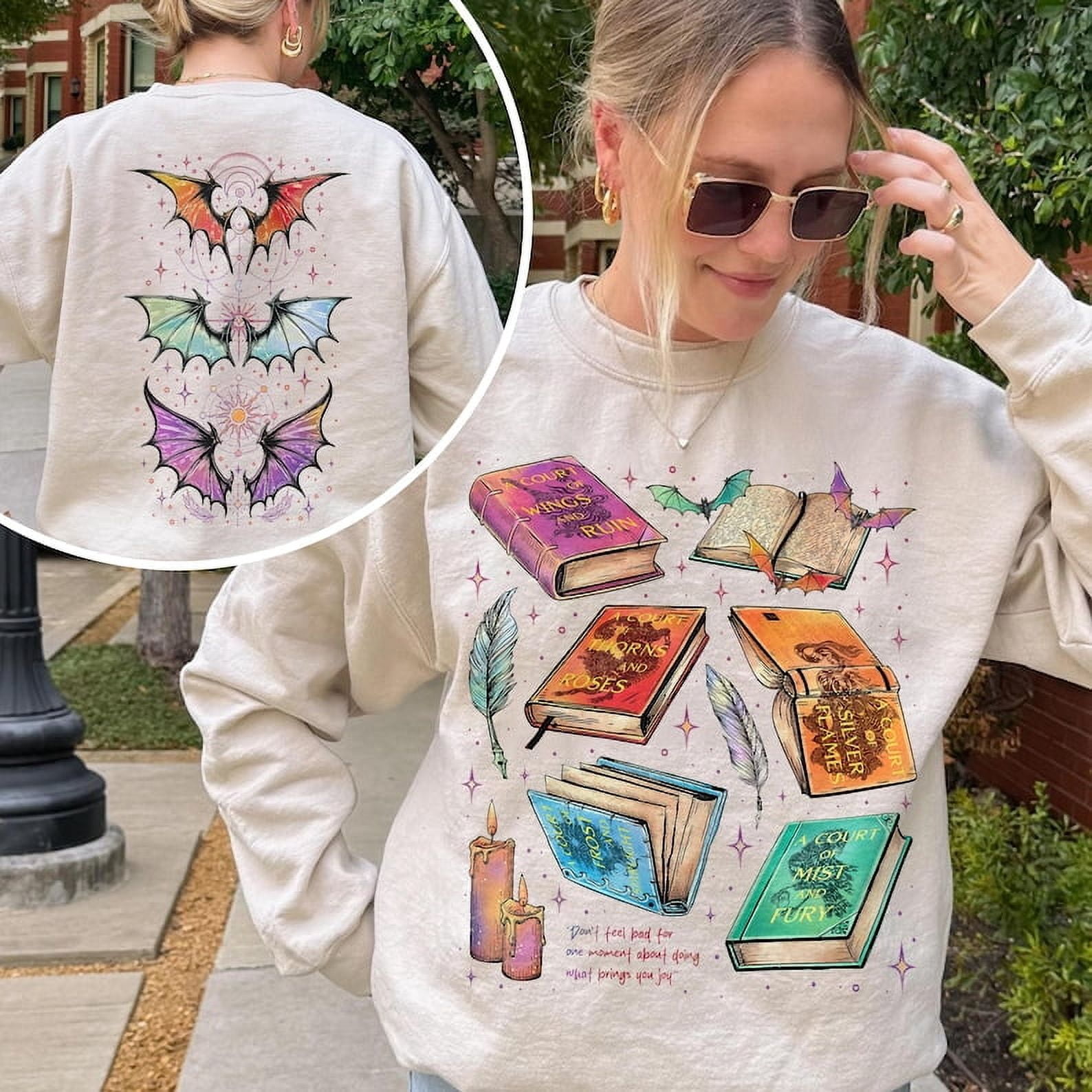 Fan of ACOTAR Series Two Sided Sweatshirt The Bat Boys Shirt Velaris ...