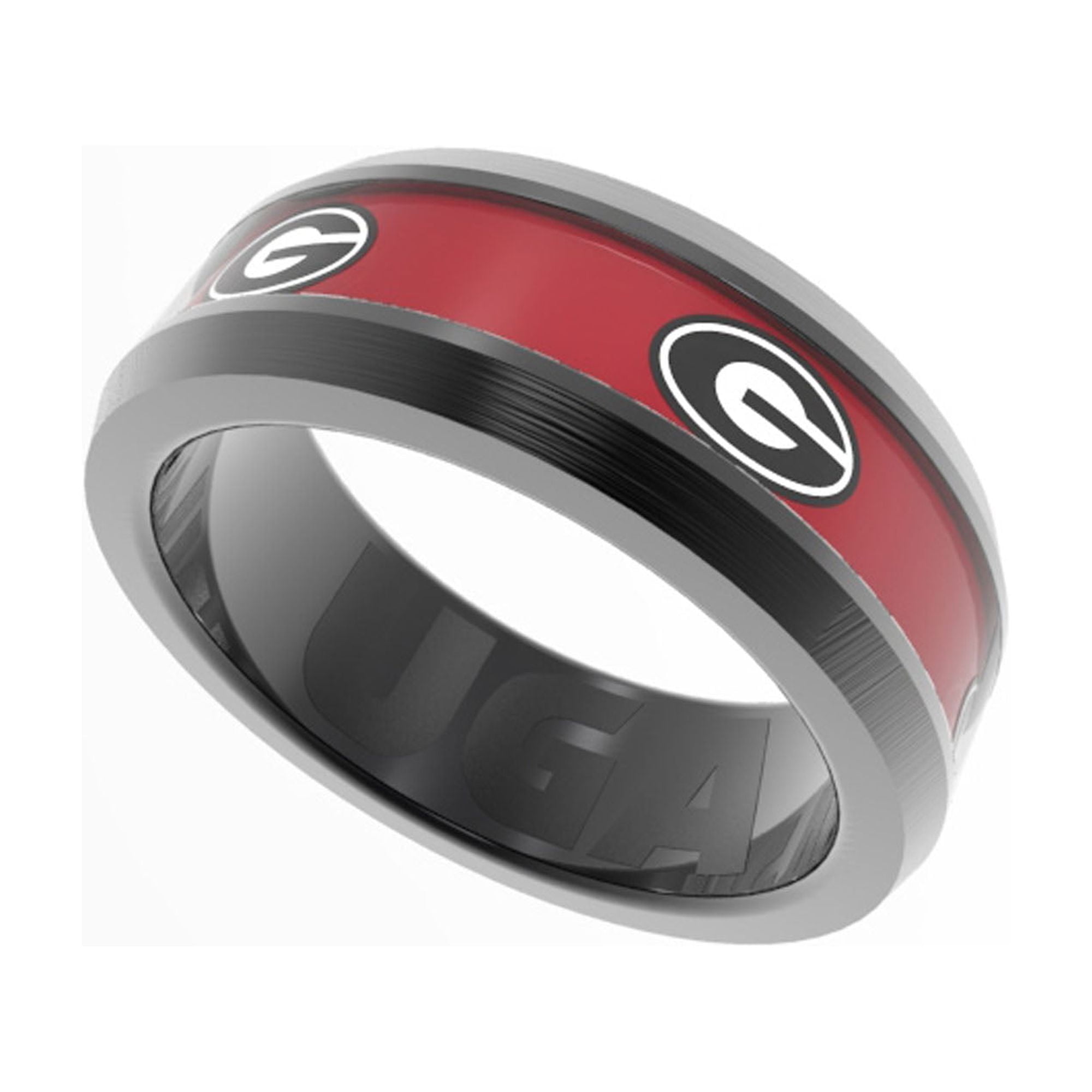 FanDrip Georgia Bulldogs Tungsten Ring - Walmart.com