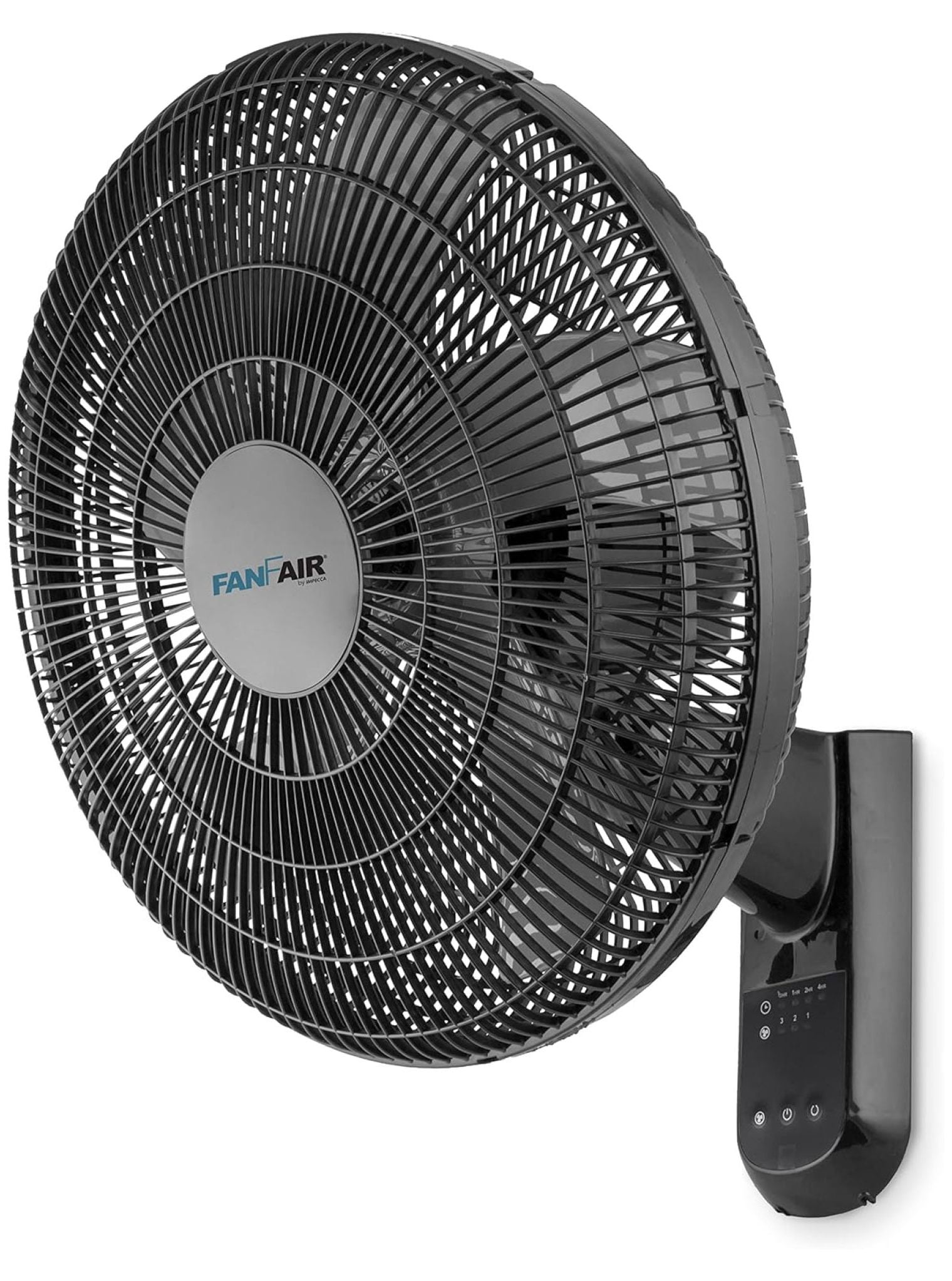 FanFair Wall Mount Fan 16 Inch Powerful with Control, Timer, Quiet ...