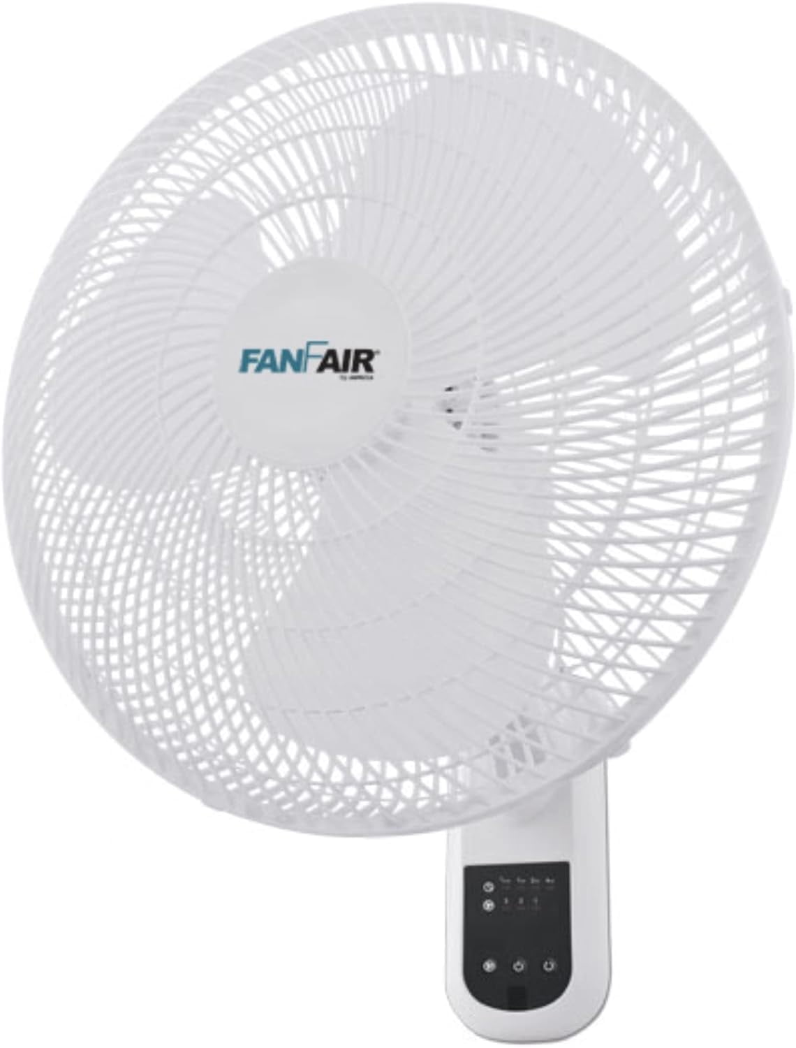FanFair Wall Mount Fan 16 Inch Powerful with Control, Timer, Quiet ...