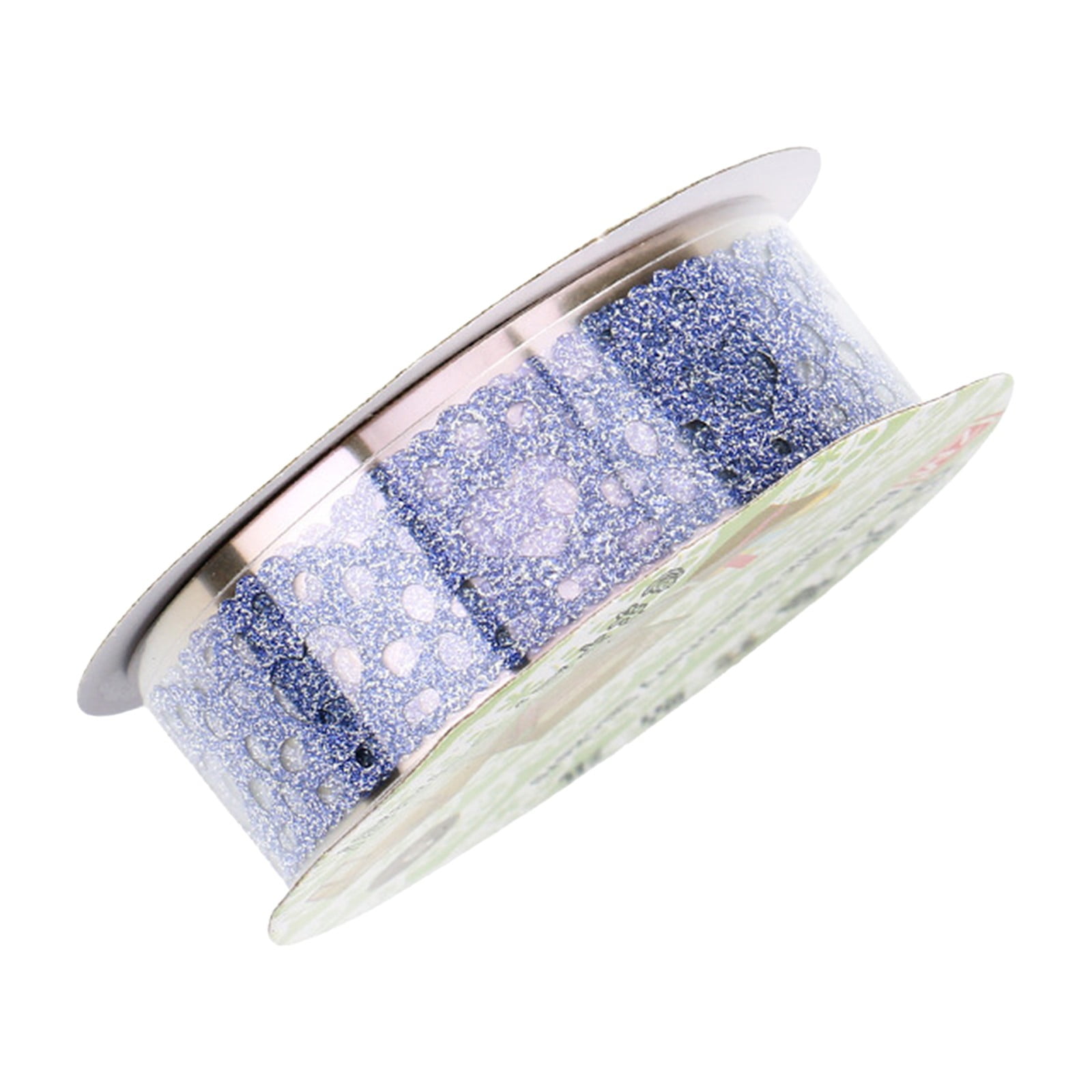 FanSyZe Adhesive Tape Roll Of Glitter Tape Lace Flower Pattern Self ...