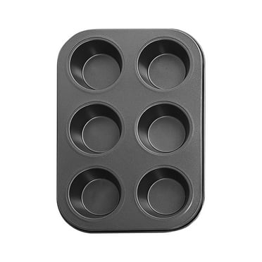 Chicago Metallic Professional Large Non-Stick 6-Cup Metallic Steel ...